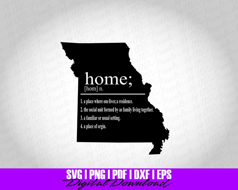 Missouri SVG, Missouri SVG File, Instant Download, Missouri Cut File ...