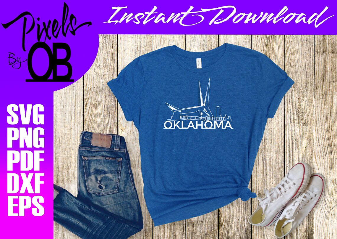 Oklahoma SVG, Oklahoma SVG File, Instant Download, Oklahoma Cut File ...