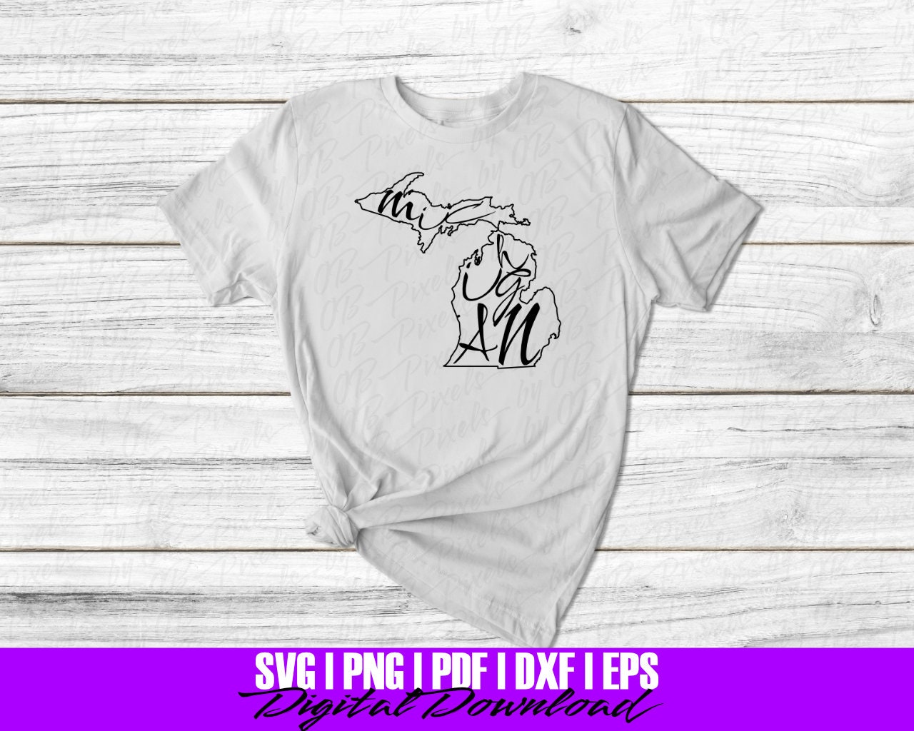 Michigan SVG, Michigan SVG File, Instant Download, Michigan Cut File ...