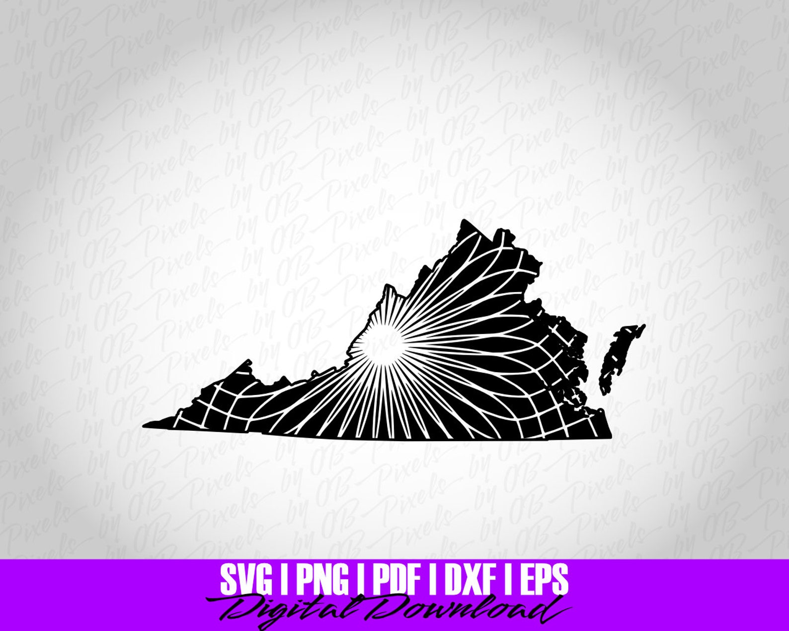 Virginia SVG Virginia SVG File Instant Download Virginia - Etsy