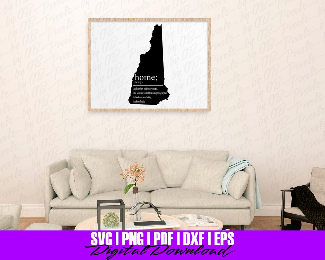 New Hampshire SVG, New Hampshire SVG File, Instant Download, New ...