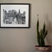 Lower Manhattan Street Pen and Ink Drawing - Etsy