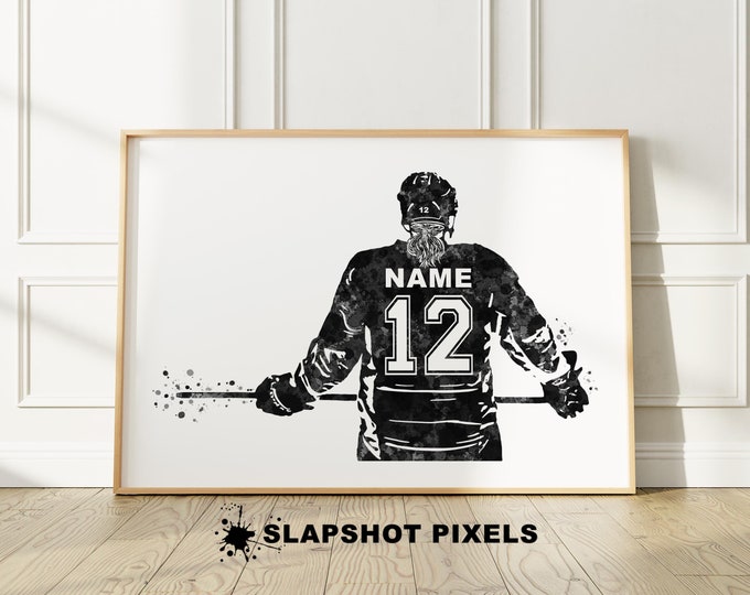 Ringette Player Girl Quote Watercolor Print Ringuette Female Woman Mom ...
