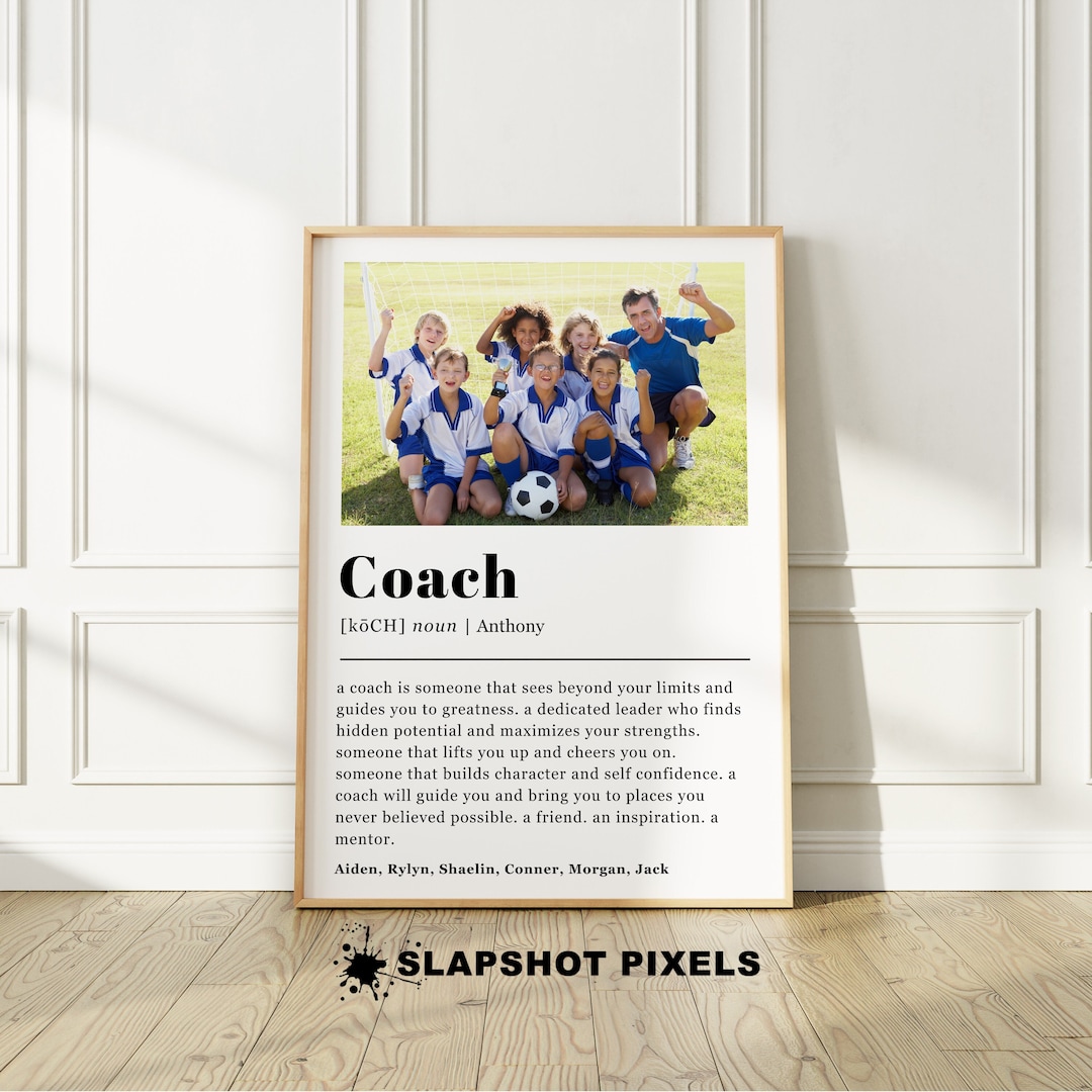 Soccer Coach Gift Personalized Soccer Coach Appreciation Gifts Custom ...
