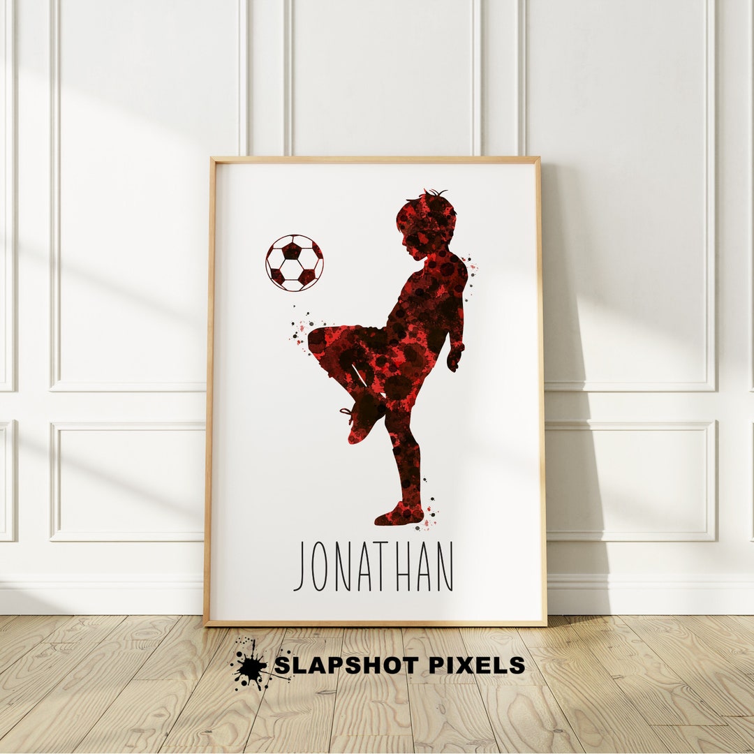 Personalized Soccer Poster, Soccer Gifts for Boys, Gifts From Soccer ...