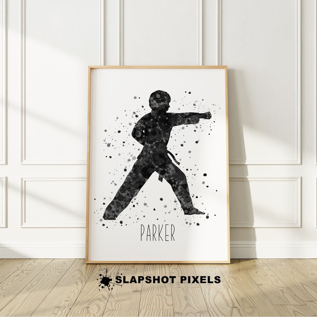 Personalized Karate Poster, Tae Kwon Do Poster, Personalized Gifts for ...