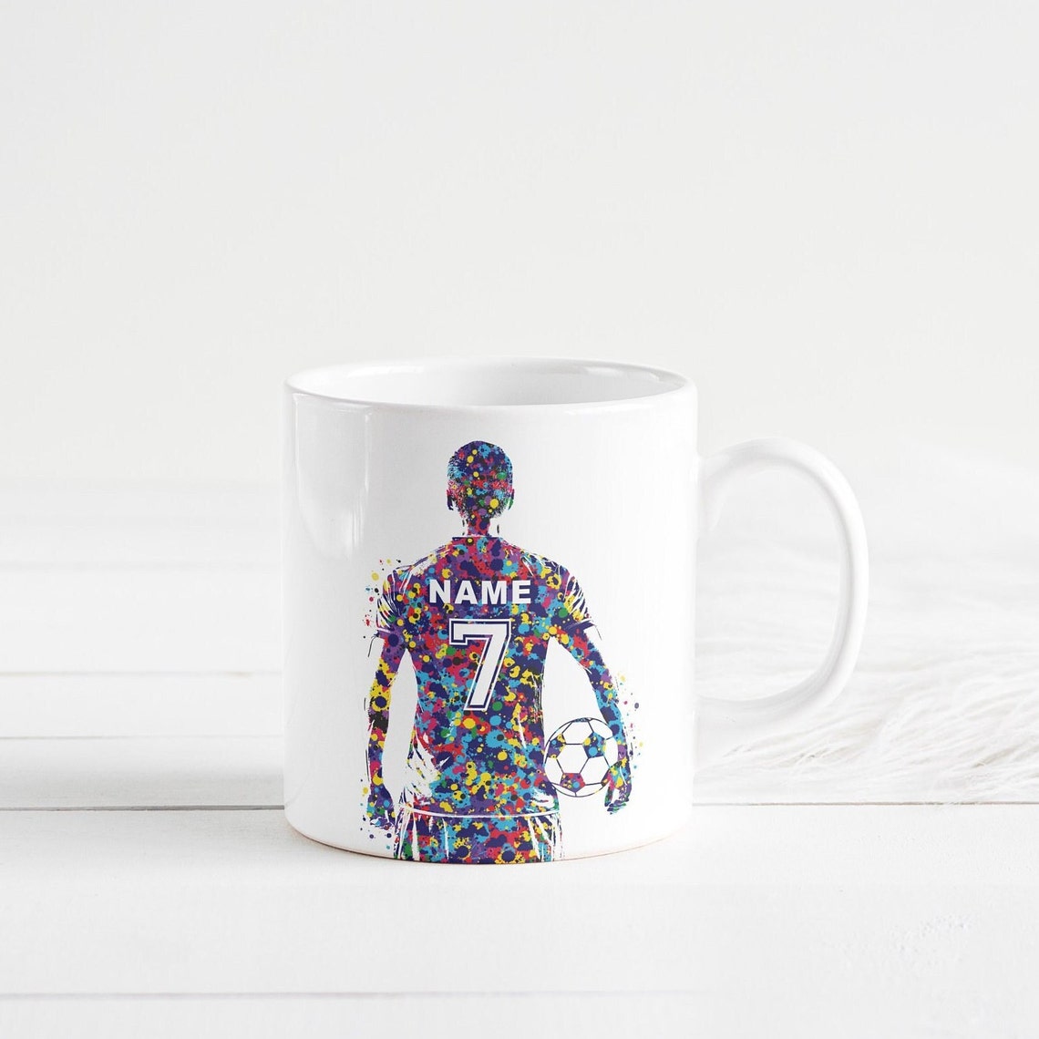 Personalized Soccer Mug Football Player Mug Soccer Gifts for Boys ...