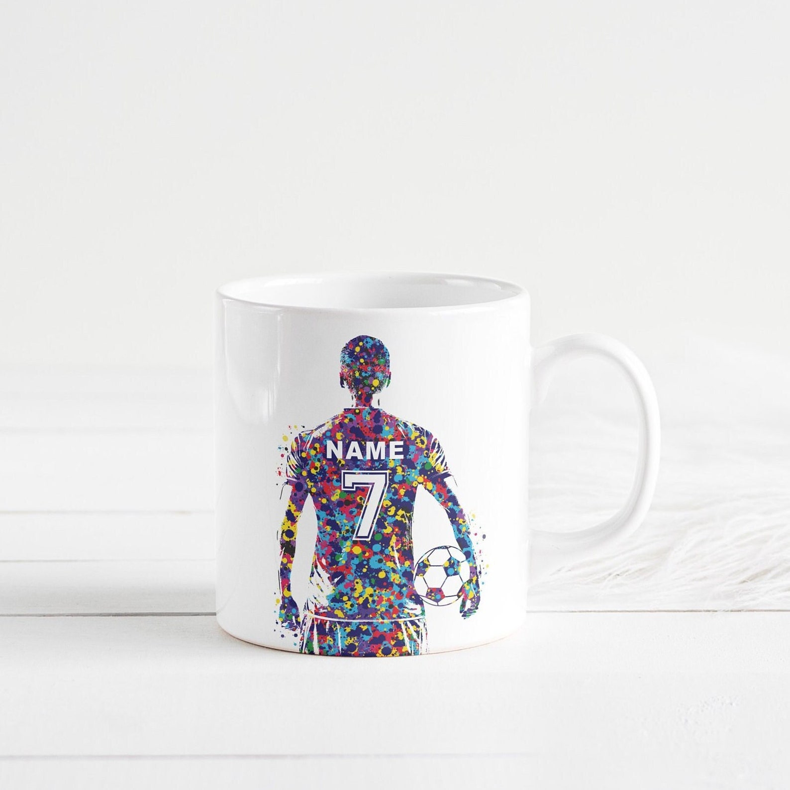 Personalized Soccer Mug Football Player Mug Soccer Gifts for Boys ...