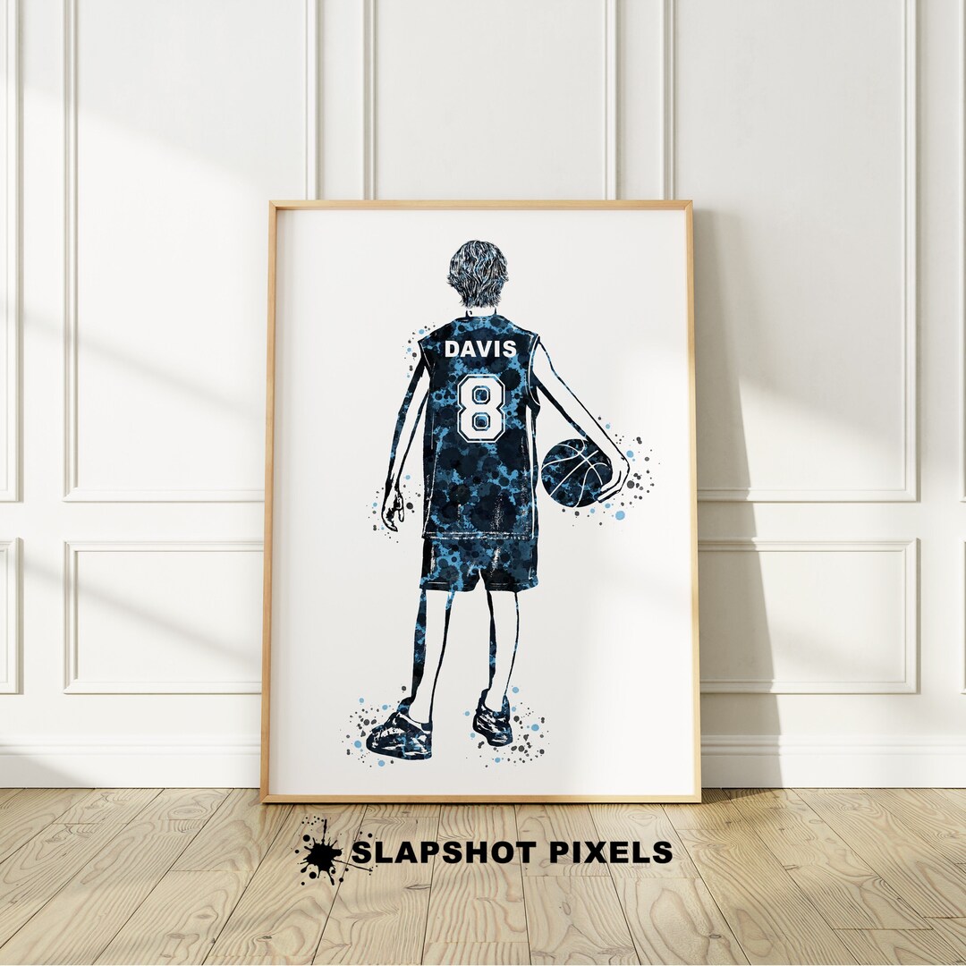Basketball Gifts for Boys Personalized Basketball Poster Basketball Mom ...