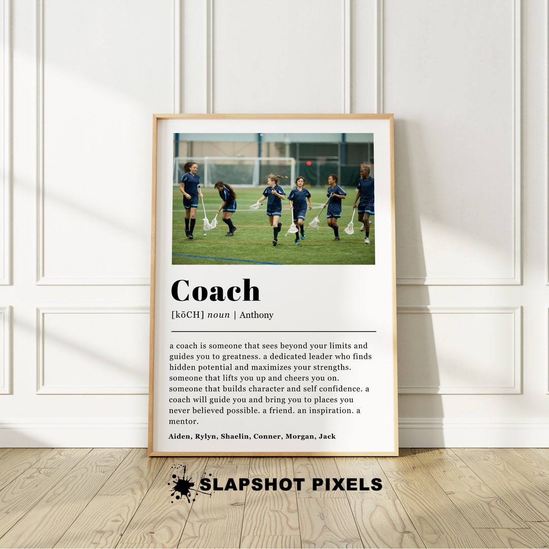 Lacrosse Coach Gift Personalized Lacrosse Gift for Coach Appreciation ...