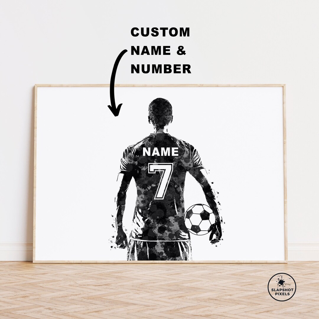 Personalized Soccer Poster, Soccer Gifts, Soccer Mom Personalized Gift ...