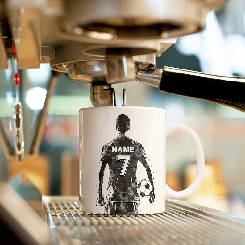 Personalized Soccer Mug Football Player Mug Soccer Gifts for Boys ...