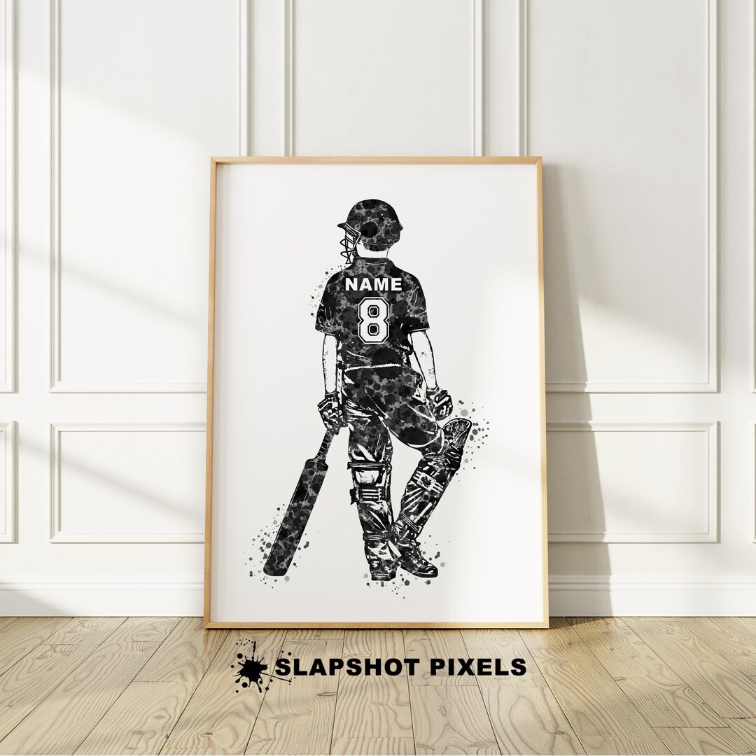 Cricket Gifts, Personalized Cricket Poster, Cricket Art With Cricket ...