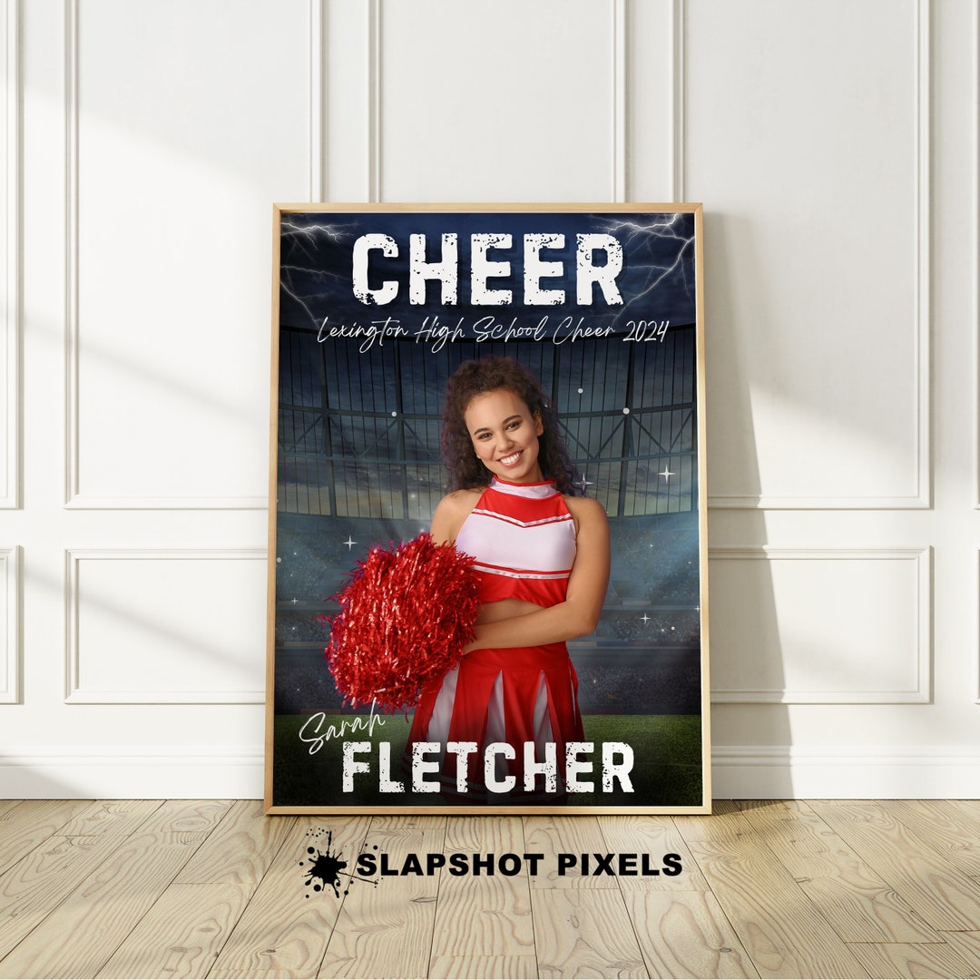 Custom Cheerleading Gifts for Girls Personalized Cheer Poster Cheer ...