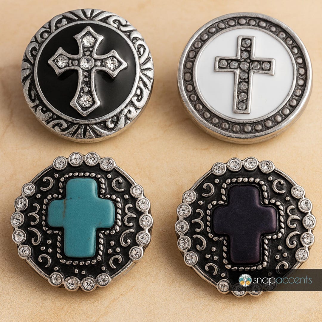 Cross Snap Jewelry Ginger Charm, 18MM Celtic Faith Christian Button ...