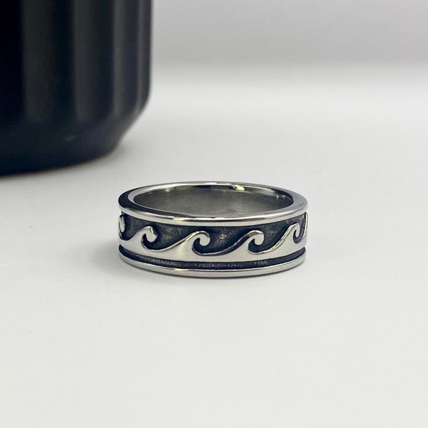 Wave Ring - Etsy