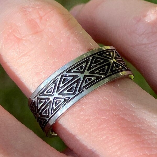 Aztec Ring - Etsy