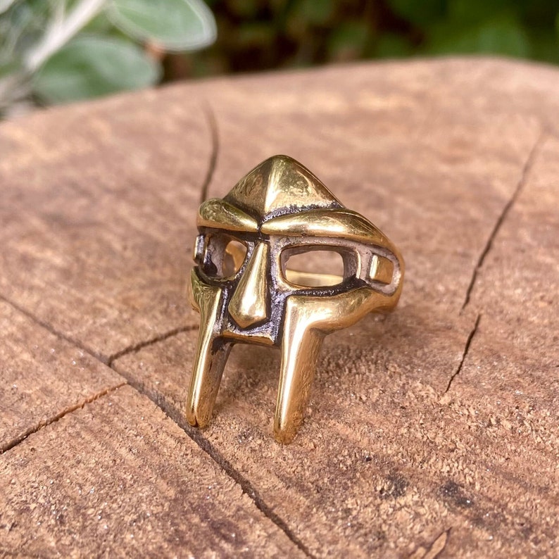 MF DOOM Gold Plated Ring Stainelss Steel DR Doom Ring - Etsy