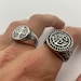 Mens Silver Signet Rings Stainless Steel Viking Norse Style - Etsy UK