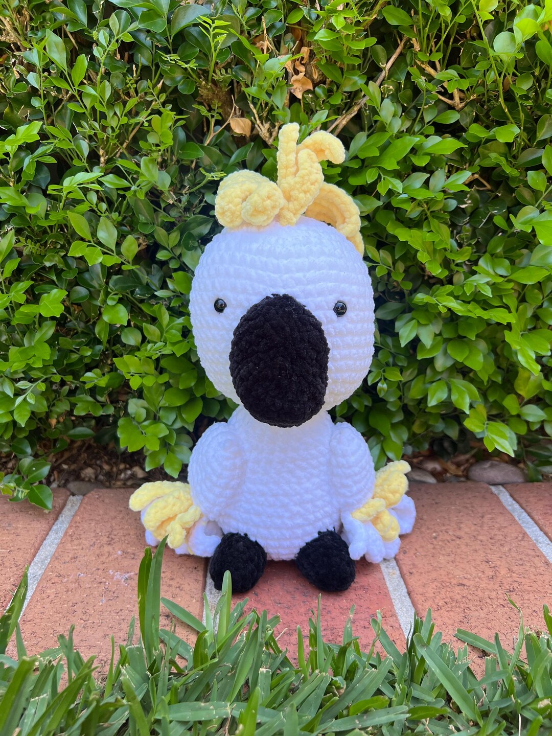Crochet Cockatoo Plush Toy - Etsy