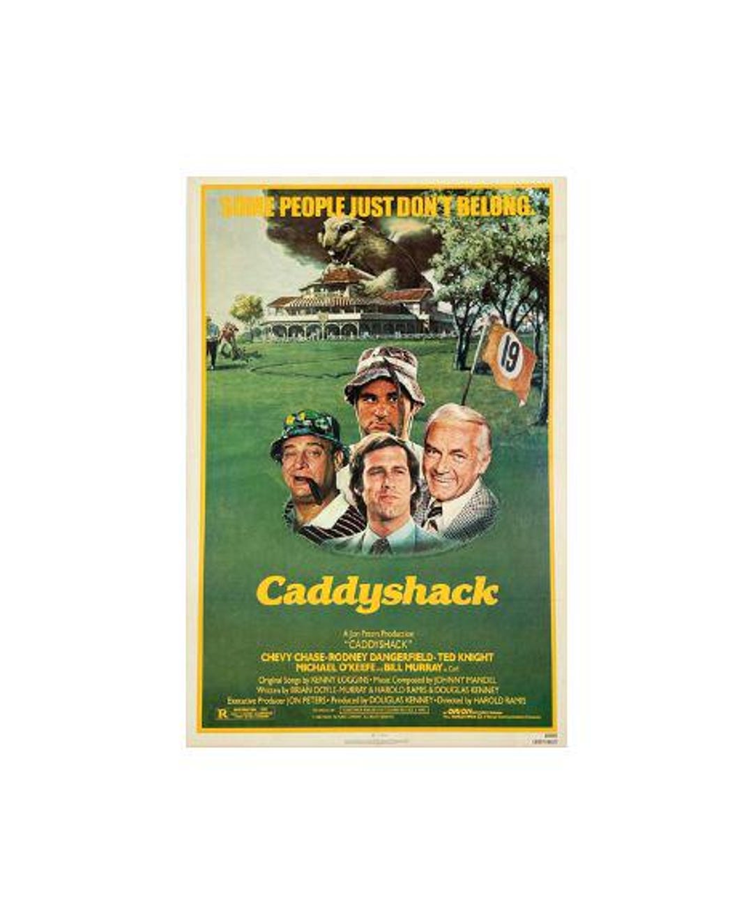 Caddyshack (1980) Original Vintage Studio Issued Style A Movie Poster ...
