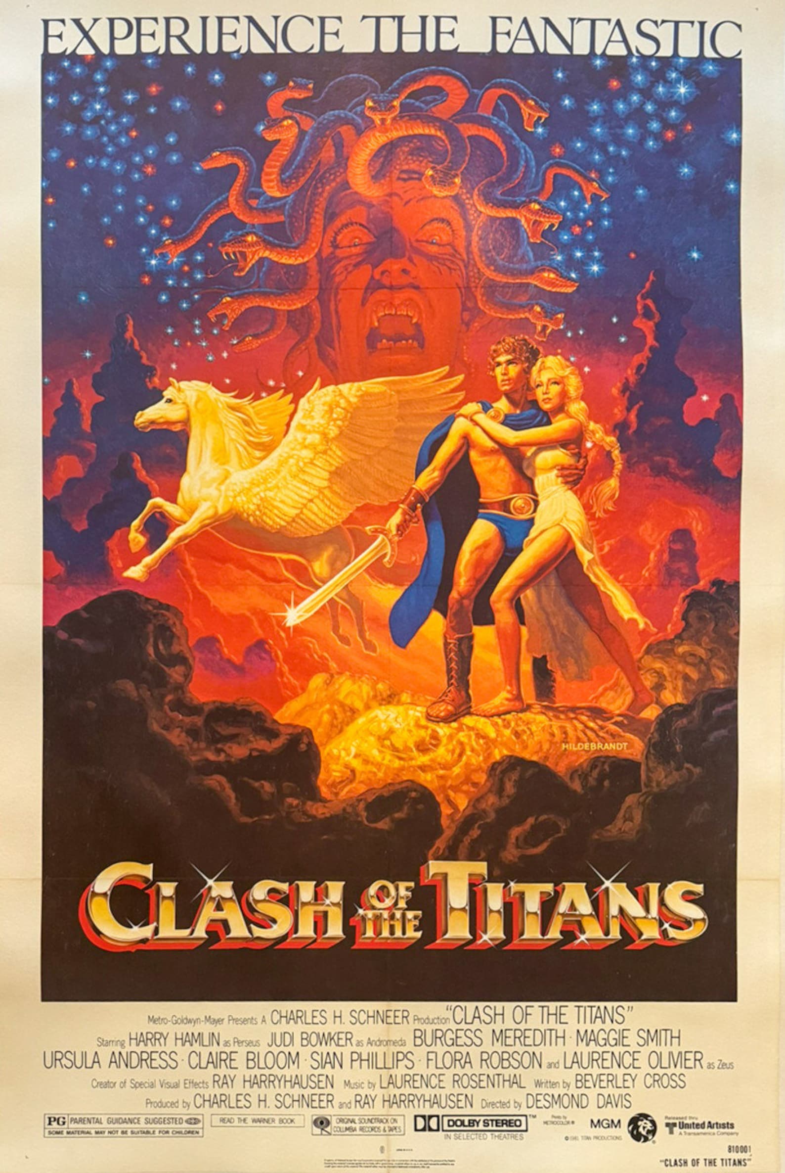 Clash of the Titans 1981 Original One Sheet Style A Movie Poster ...