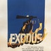 Exodus (1960) Original Style A Movie Poster Saul Bass Art Work Linen ...