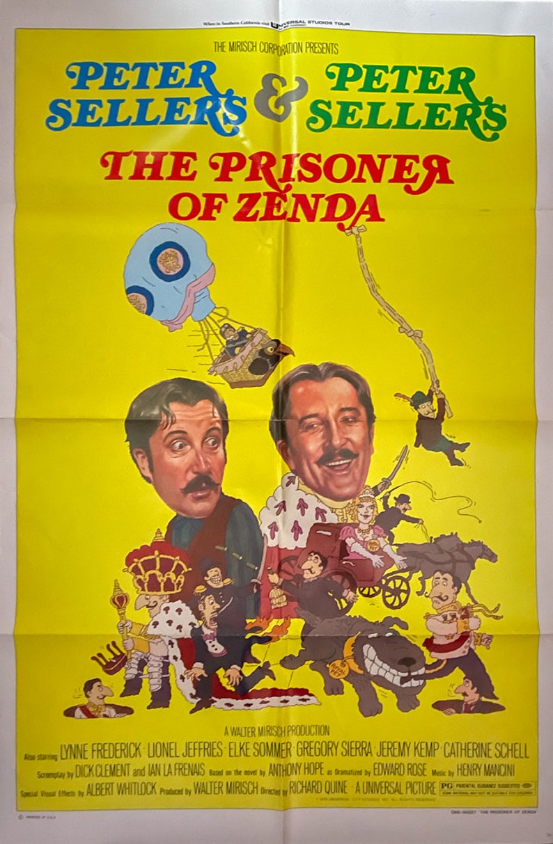 The Prisoner of Zenda (1978) Original Movie Poster Starring Peter ...