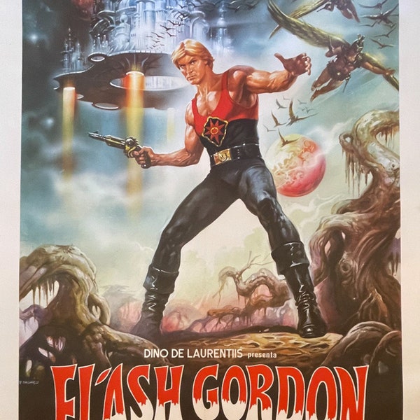 Flash Gordon Movie Poster - Etsy