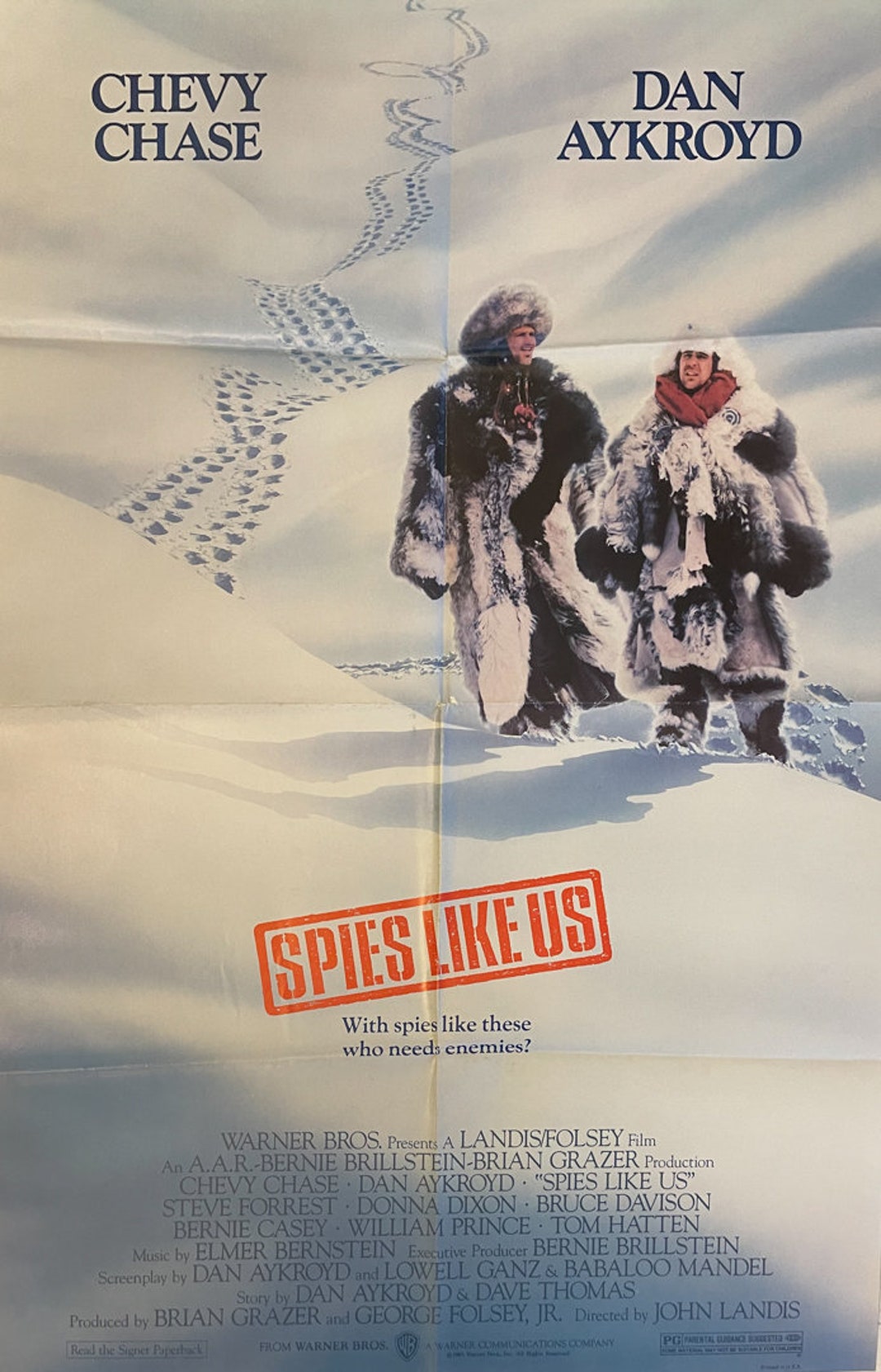 Spies Like Us (1985) Original One Sheet Movie Poster (not a Reproduction) - Etsy