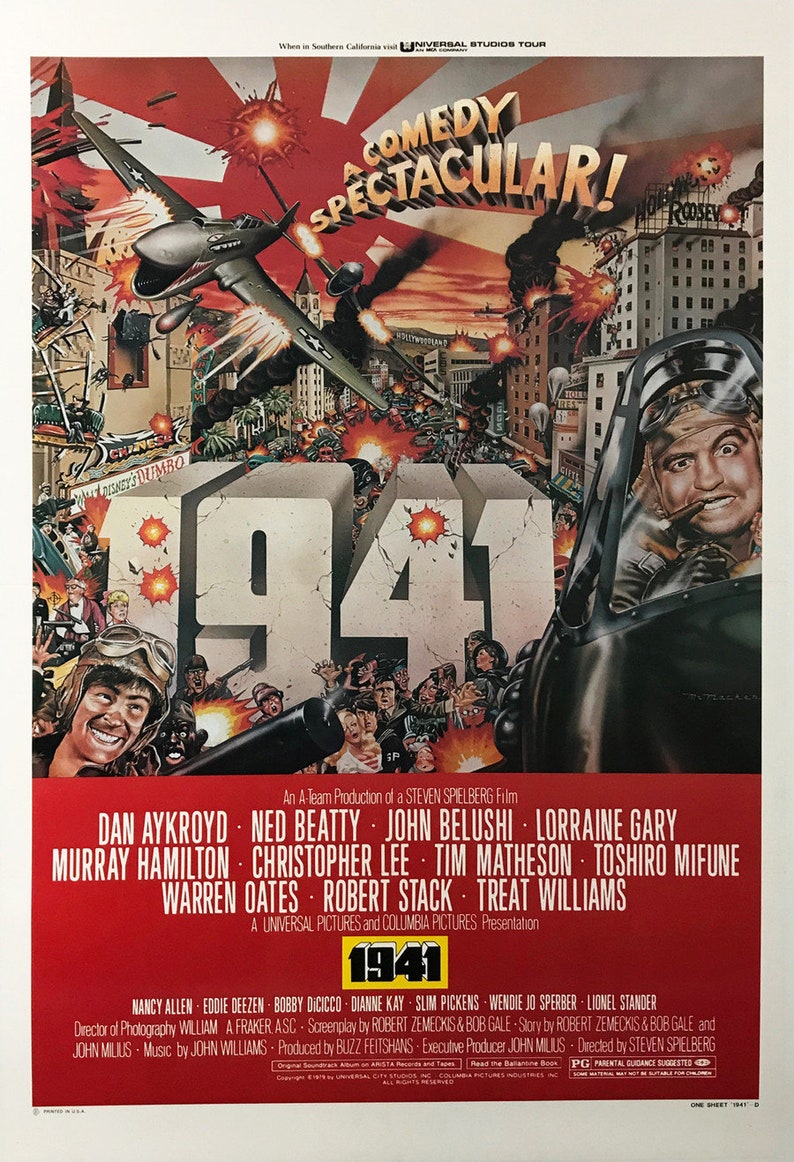 1941 Movie Poster Style D: David Mcmacken Art, Linen Backed - Etsy