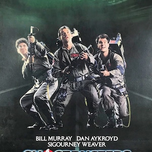 Ghostbusters (1984) Original US One Sheet Studio Advance Movie Poster ...