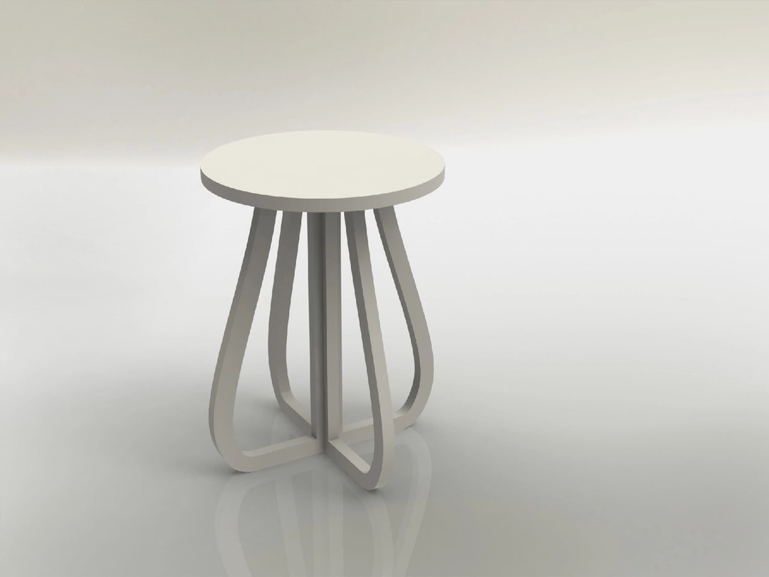 Lasercut Wooden Stool Tabouret Model Stair Design Home Craft Furniture ...