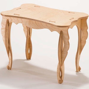 Lasercut Wooden Desk Model Coffee Table Design Home Craft Furniture ...