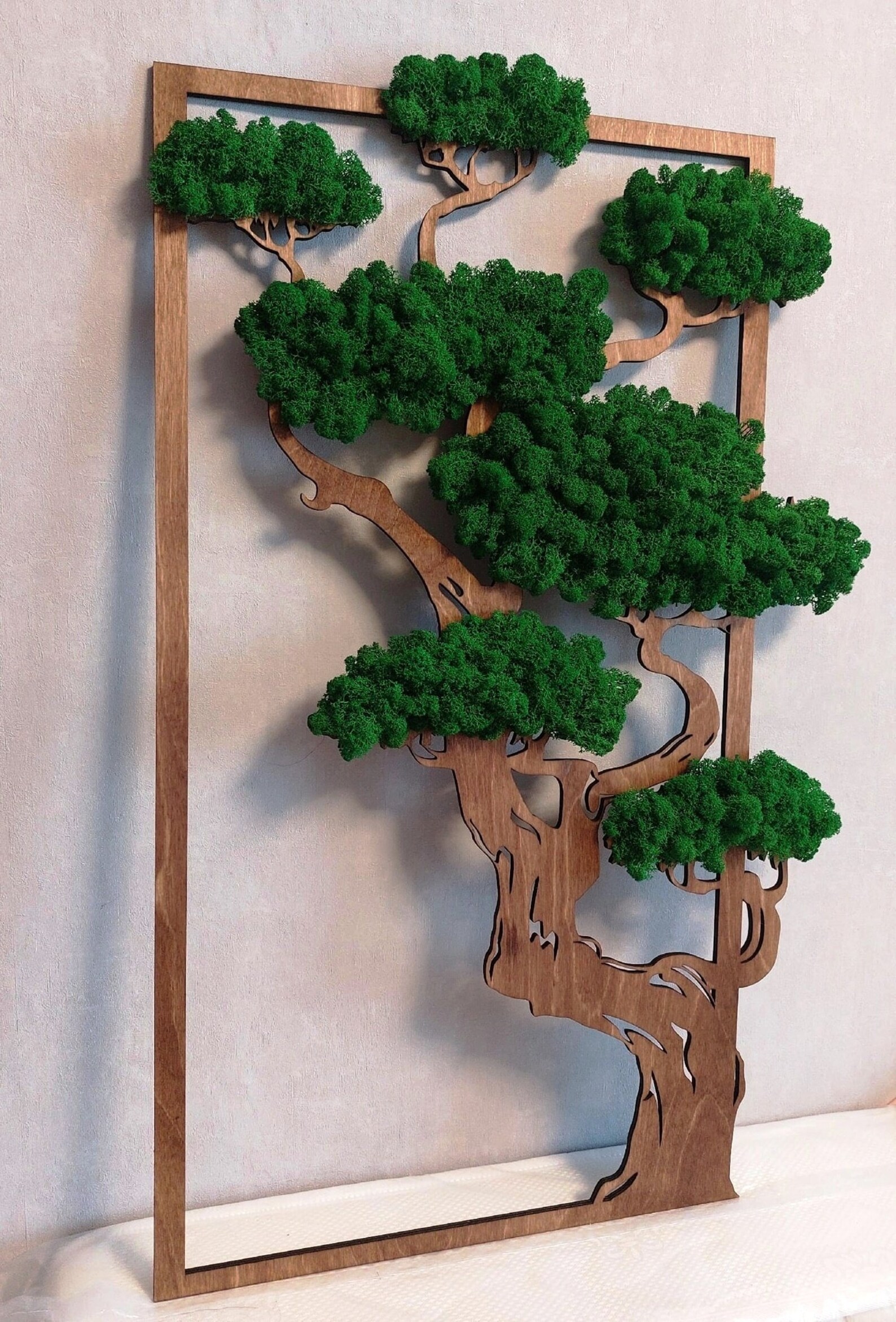 Lasercut Tree Wooden Metal Wall Decoration Vector Art SVG DXF CDR Files ...