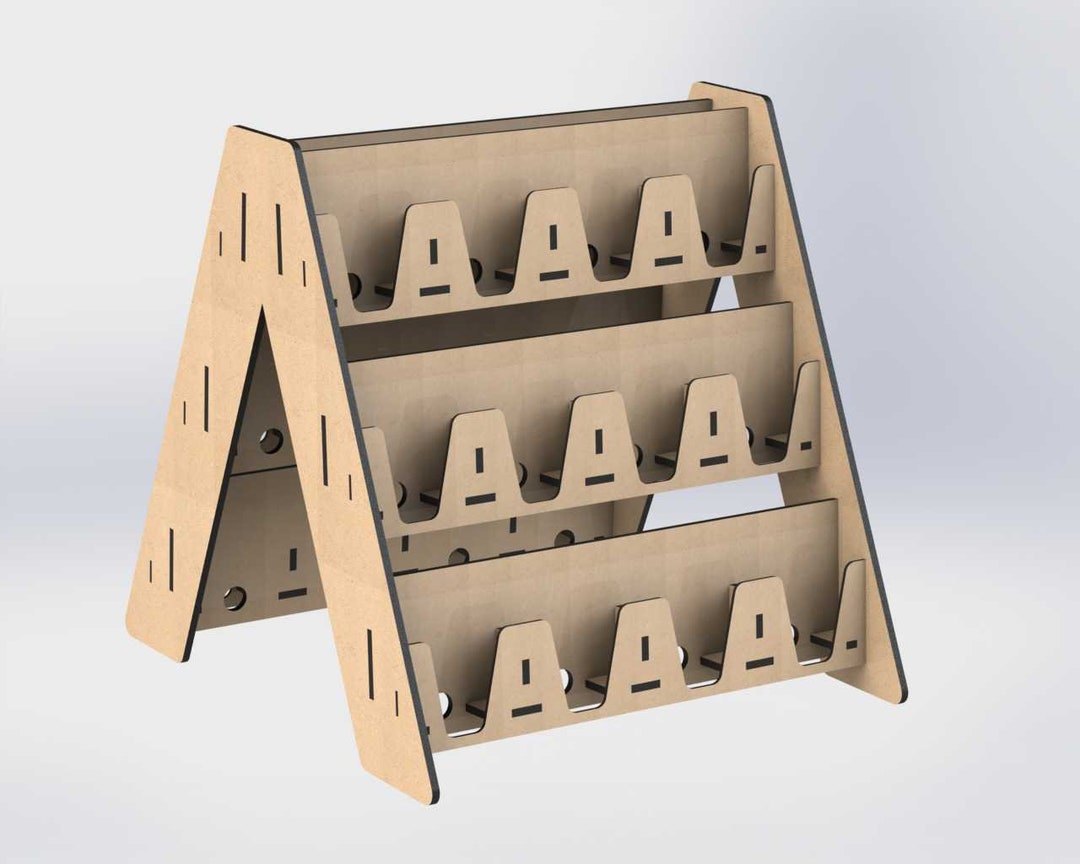 Lasercut Wooden Phone Rack, Classroom Phone Holder 3-6 Mm Plan SVG DXF ...