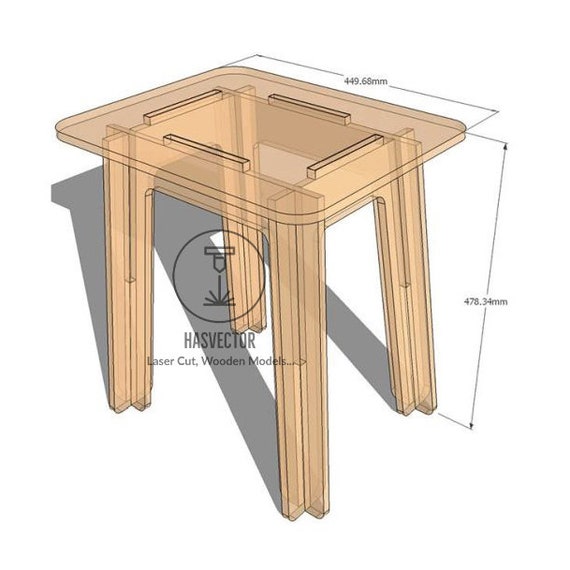 Lasercut and Cnc Cut Wooden Desk Model Coffee Table Design - Etsy