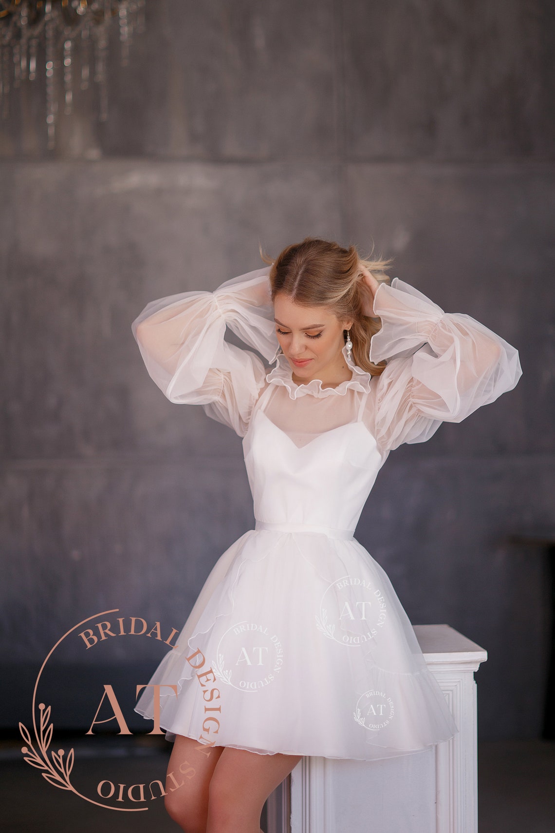 Mini Wedding Dress Short Wedding Dress Bridal Gowns - Etsy