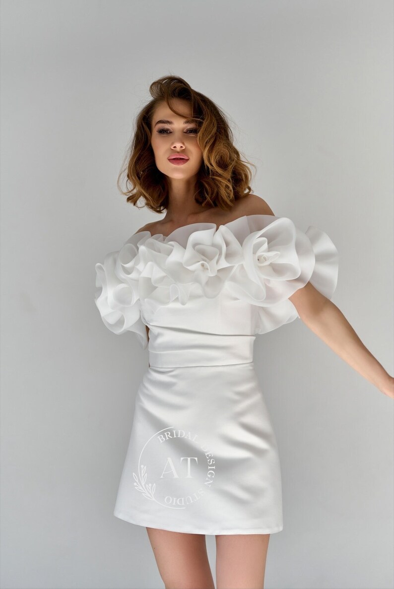 3D Flowers Tulle Bridal Dress For Beach Wedding Cantcauli 2025 - Lace ...