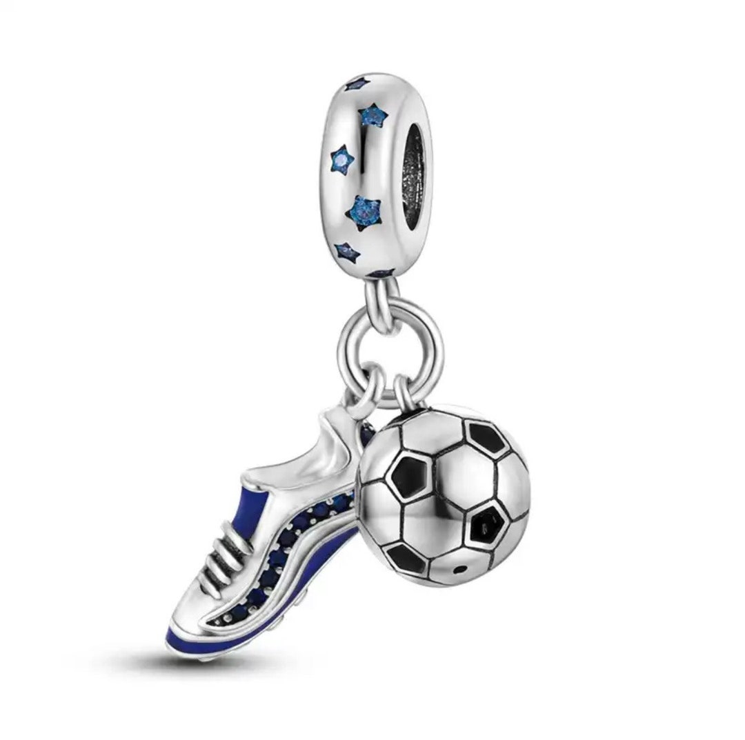Soccer Charm Pandora Style Charm Sport Charm Gift for Her - Etsy