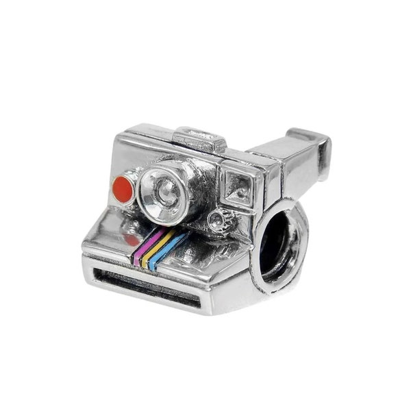 Sterling Silver Camera Charm - Etsy