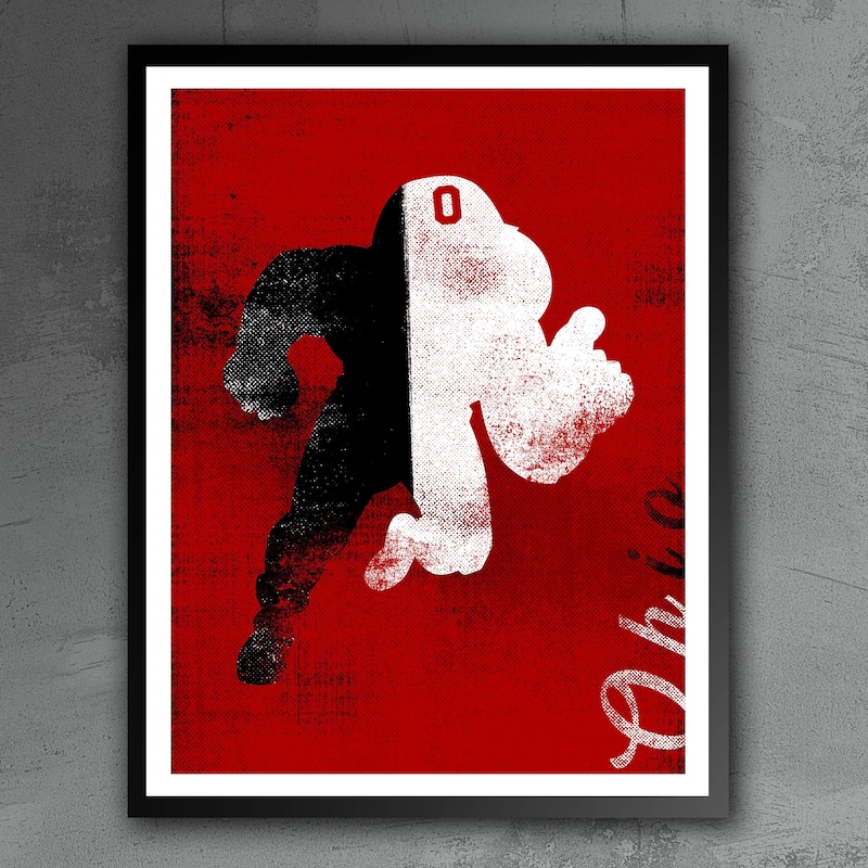 Ohio State Art - Etsy