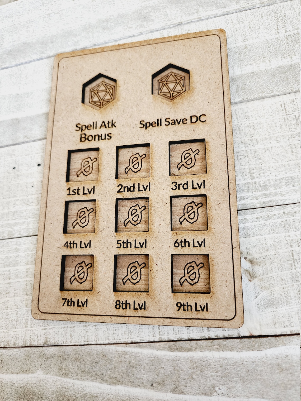 Dnd Spell Tracker / Dungeons and Dragons Fun / Dice and Tracking for ...