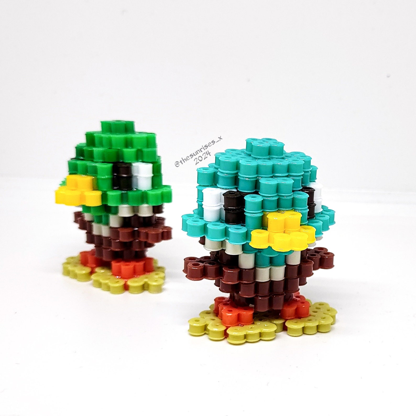 Duck 3D Perler Bead DIY Pattern - Digital Pattern - Etsy UK