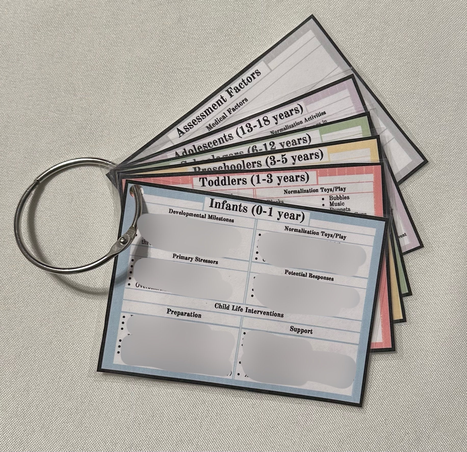 Child Development Quick Reference Flashcards - Etsy