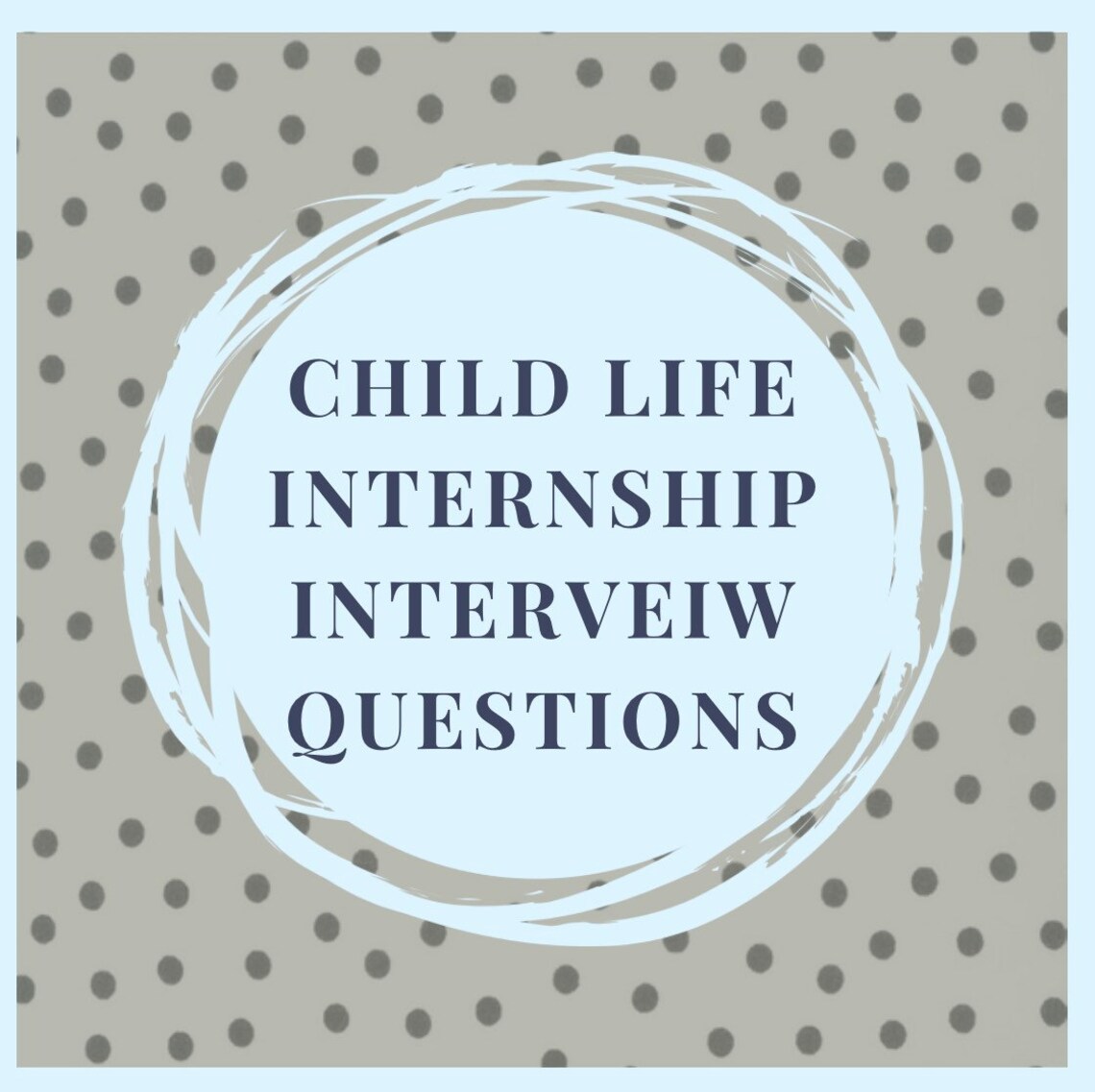 Child Life Interveiw Question Flashcards - Etsy