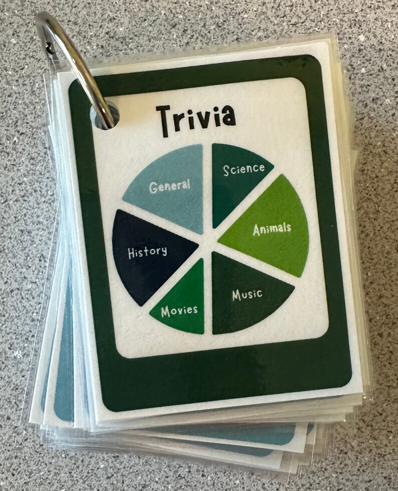 Trivia Cards - Etsy