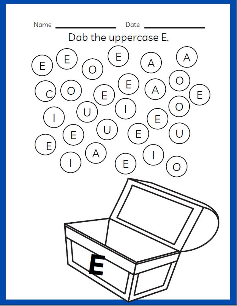 Learning Letter E, Kids Worksheet, Tracing, Handwriting, Letter ...