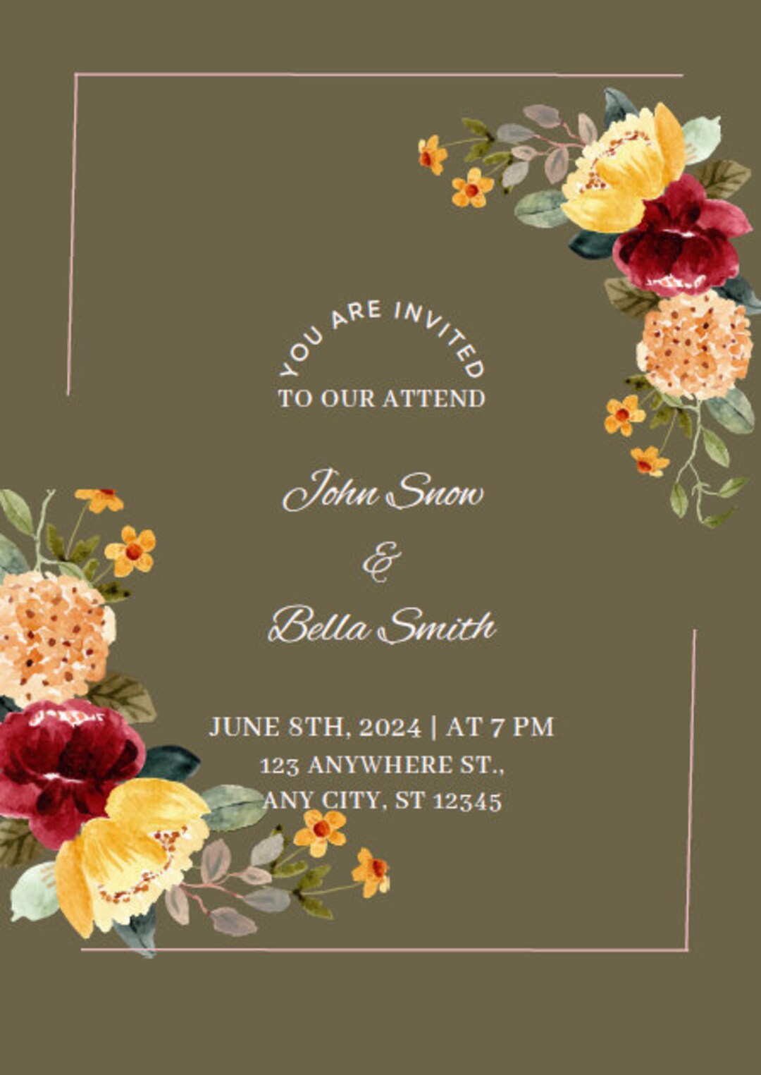 Custom Wedding Digital Download, Wedding Invites, Invitations, Table ...