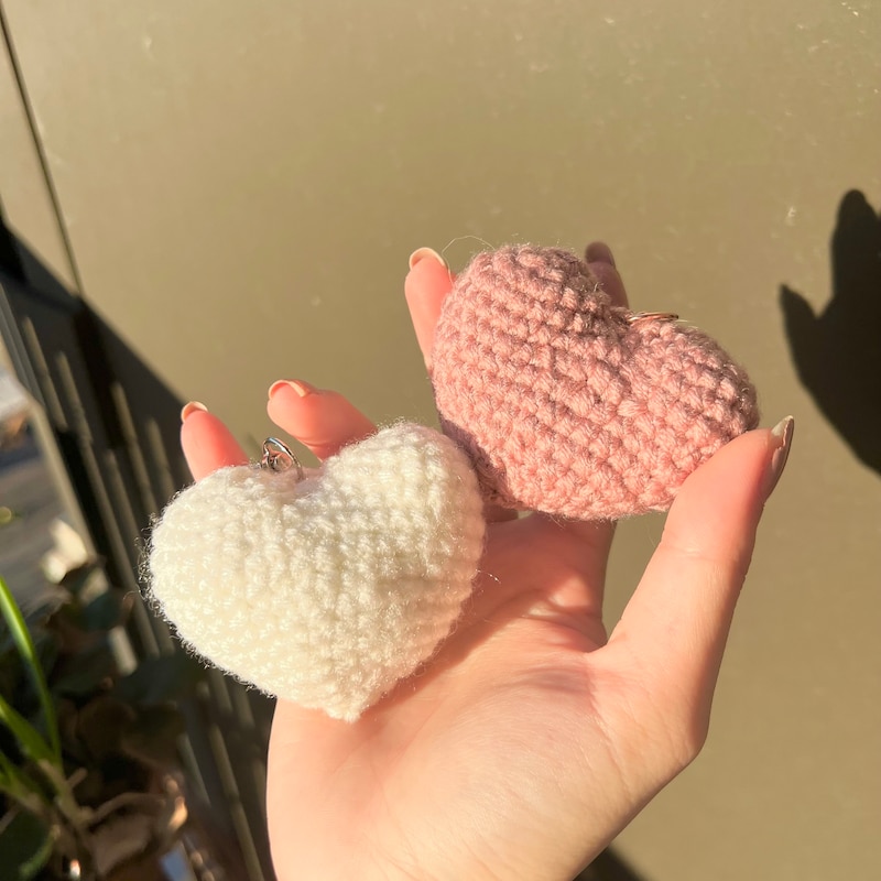 Heart Keychain - Etsy